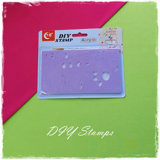 DIY Alphabet Stamp – Vintage Baker Shop