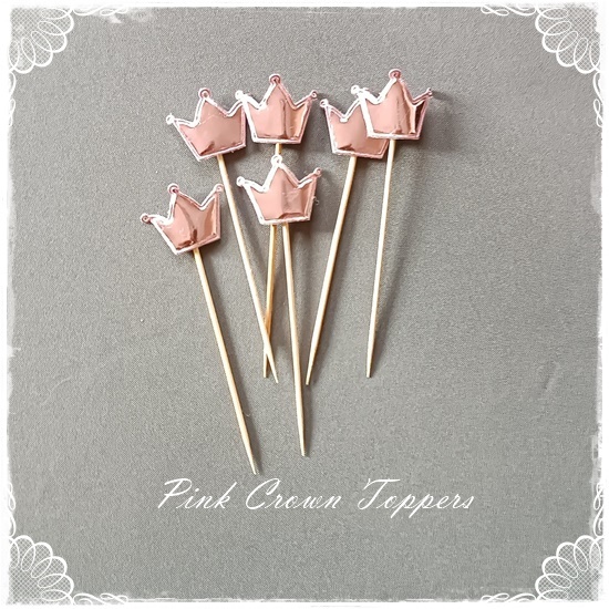 Crown Topper – Light Pink – Vintage Baker Shop